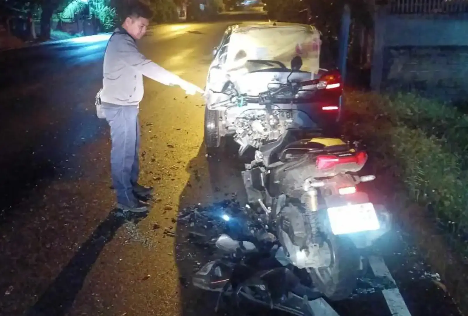 SK Chairman Dies After Motorcycle Crashes Into Parked Vehicle | Bombo ...