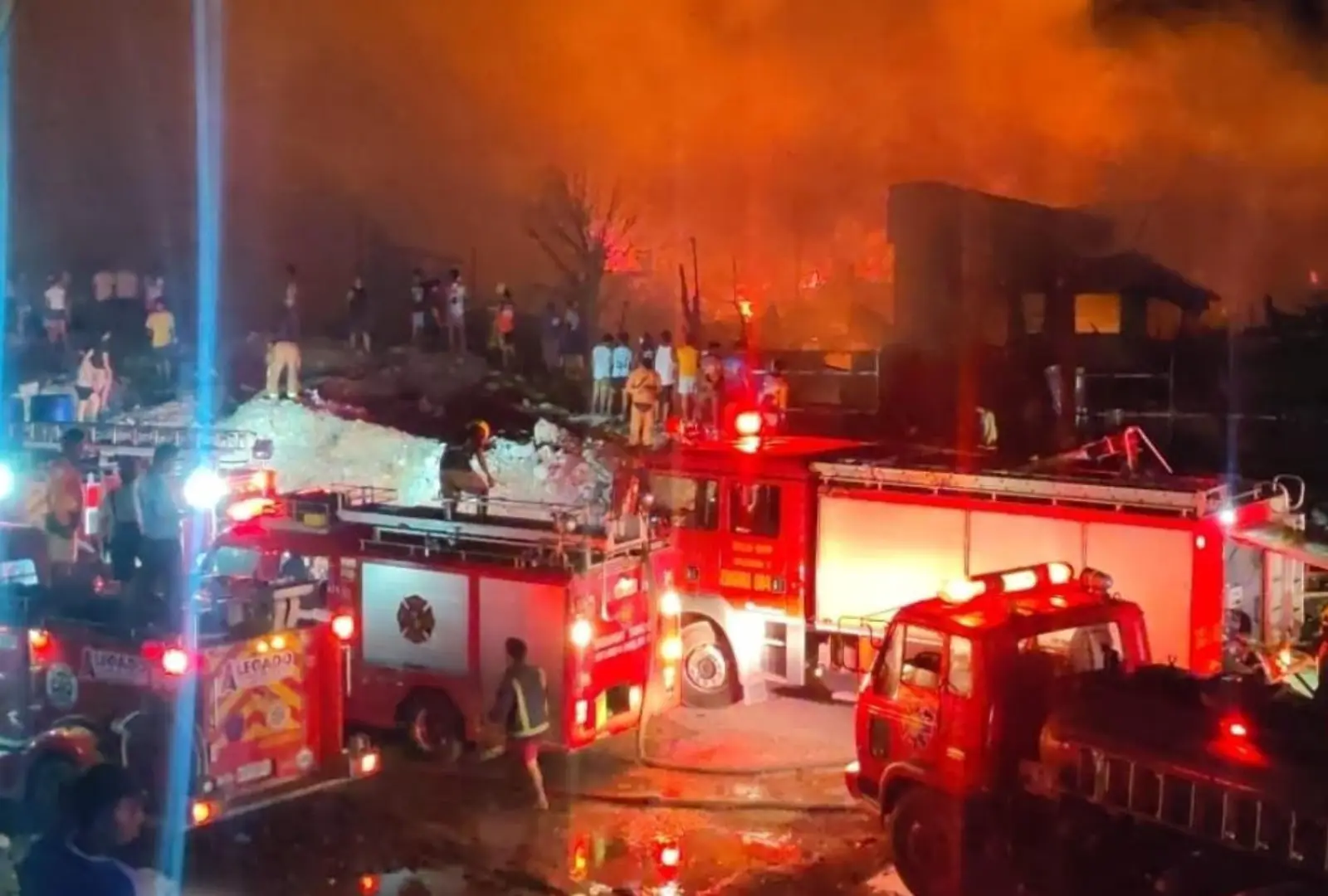 Massive Fire Destroys 200 Homes; Motorcyclist Killed by Responding Fire ...